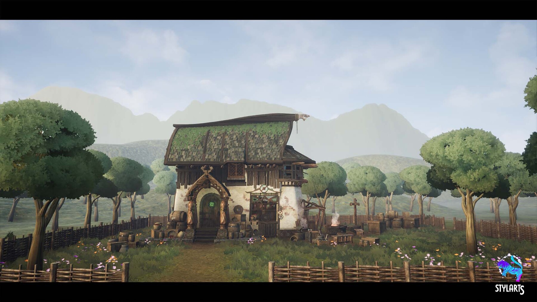 ArtStation - Stylized Viking Hut | Resources