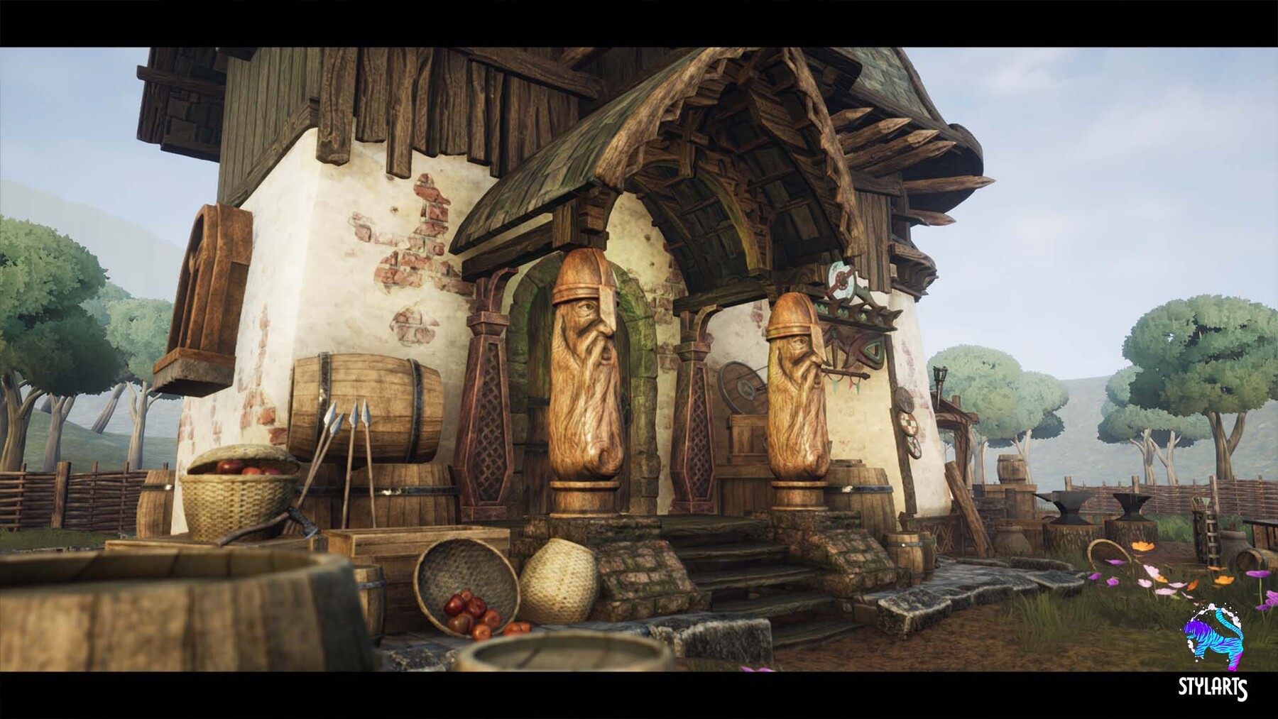 ArtStation - Stylized Viking Hut | Resources