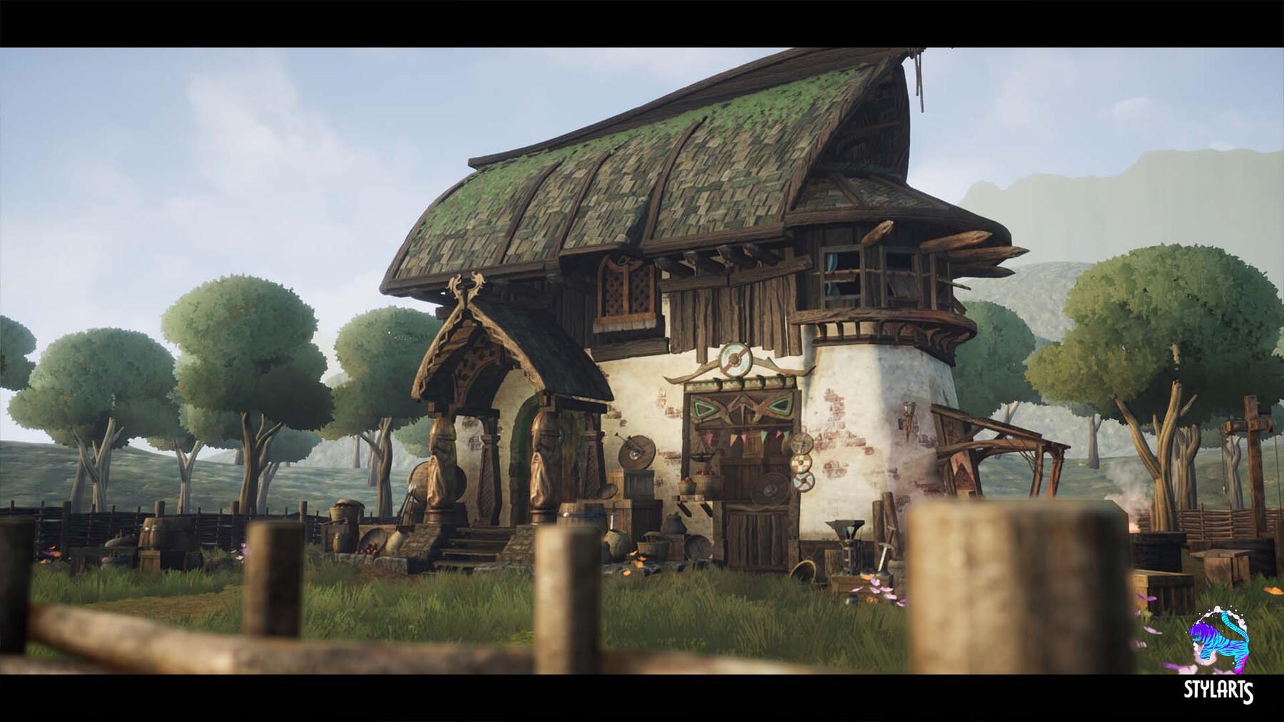 ArtStation - Stylized Viking Hut | Resources