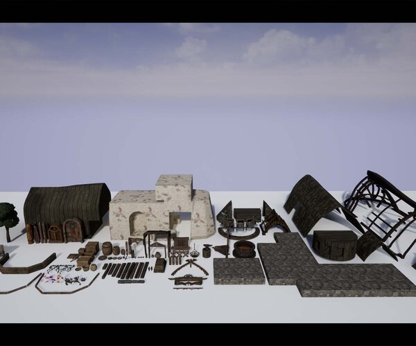 ArtStation - Stylized Viking Hut | Resources