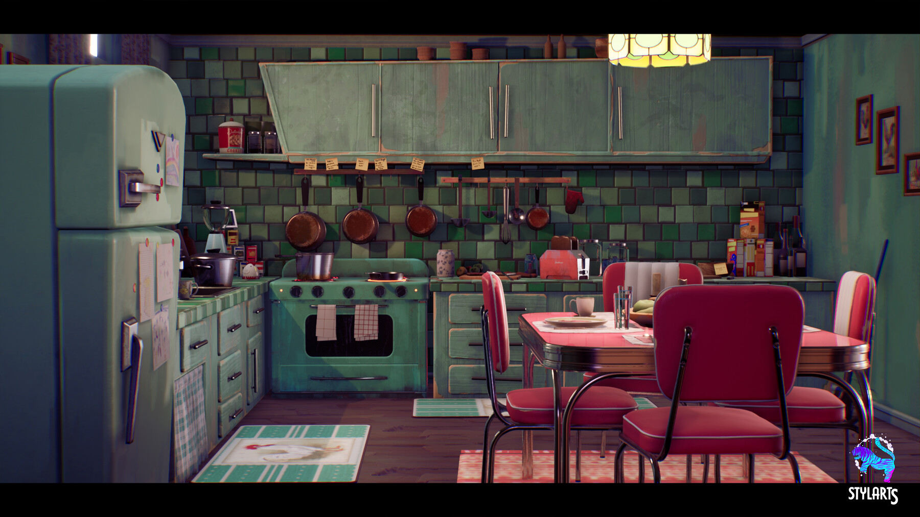 ArtStation - Stylized House Interior | Game Assets