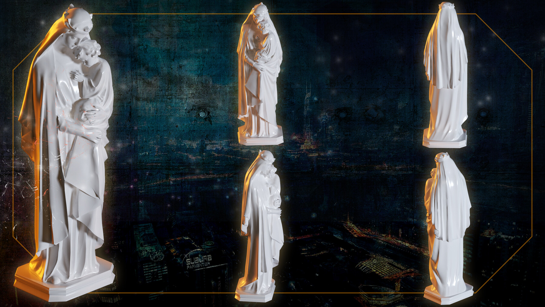 ArtStation - 10 Statues_ 3d model | Resources