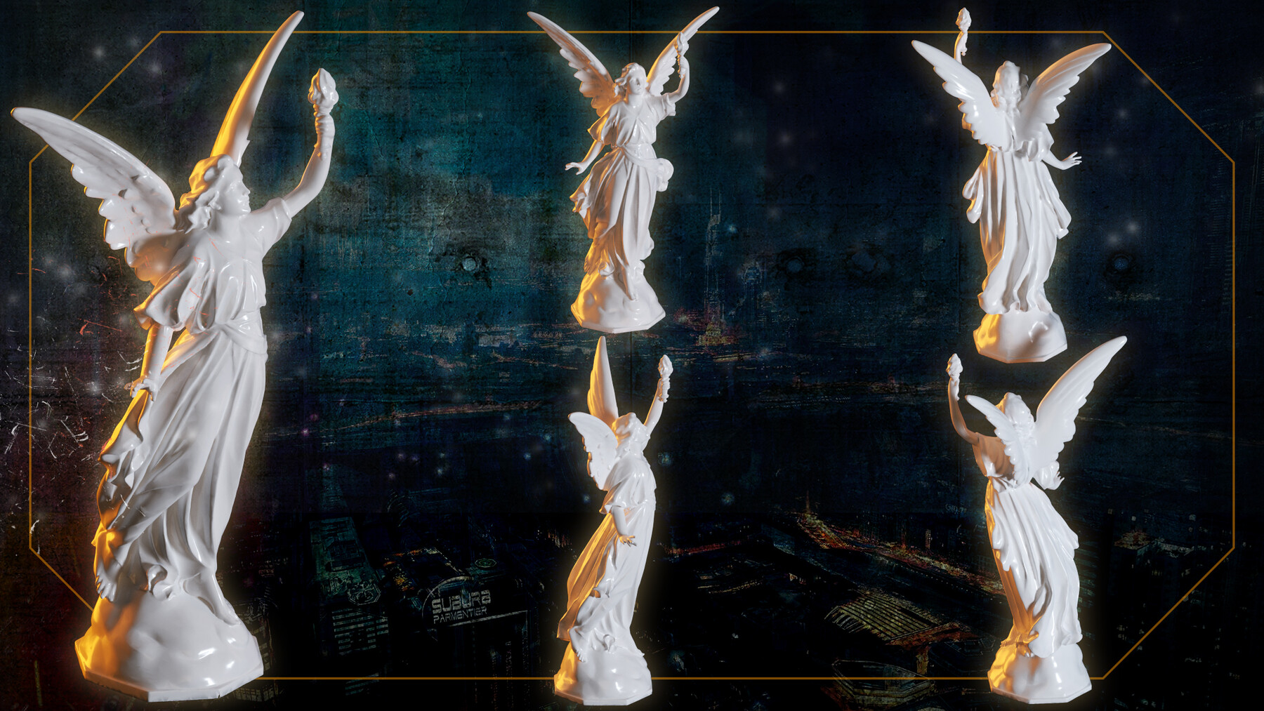 ArtStation - 10 Statues_ 3d model | Resources