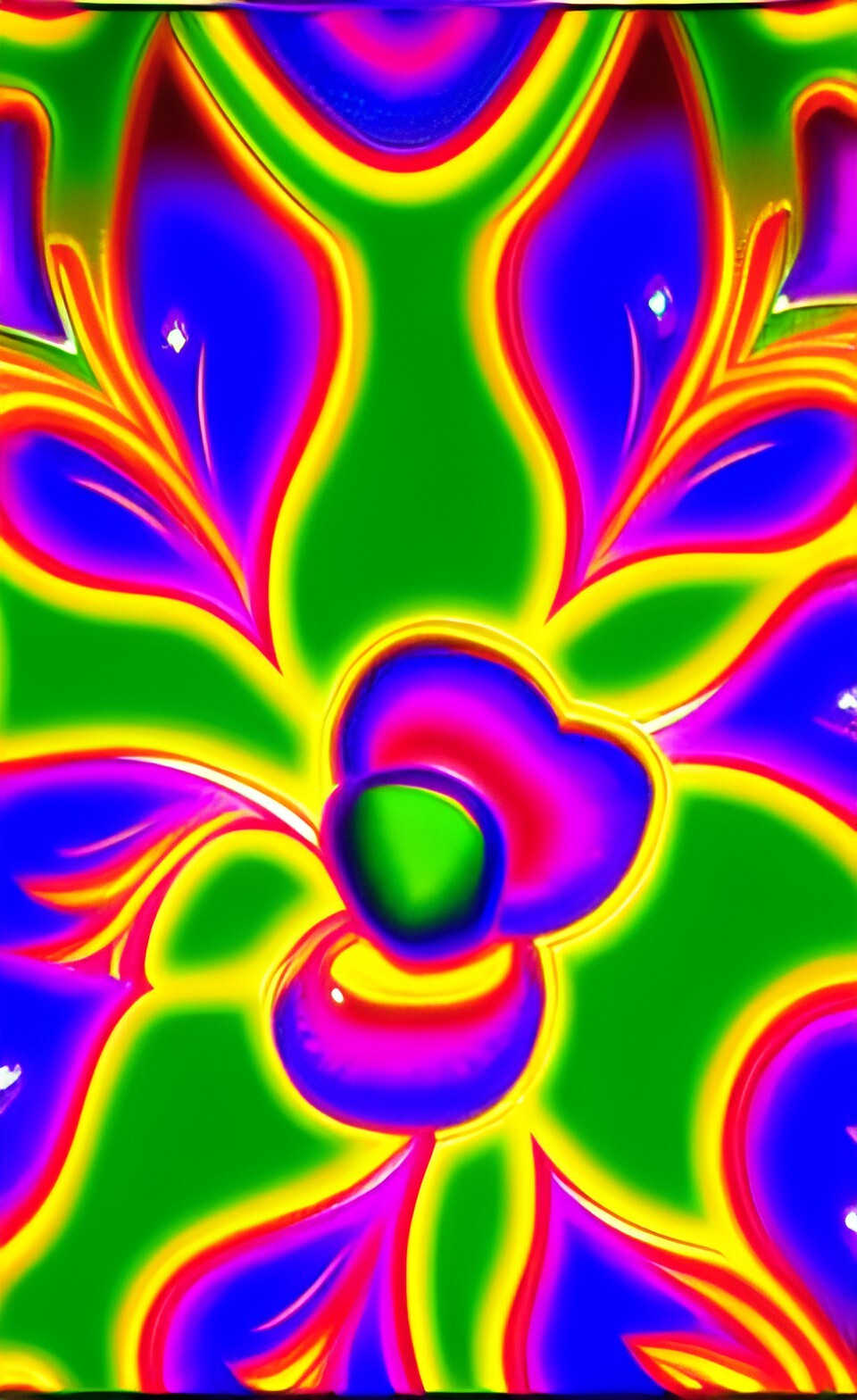 ArtStation - metalic flower chrome 9400 jpg pack wombo art | Artworks