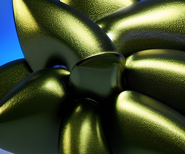 ArtStation - metalic flower chrome 9400 jpg pack wombo art | Artworks