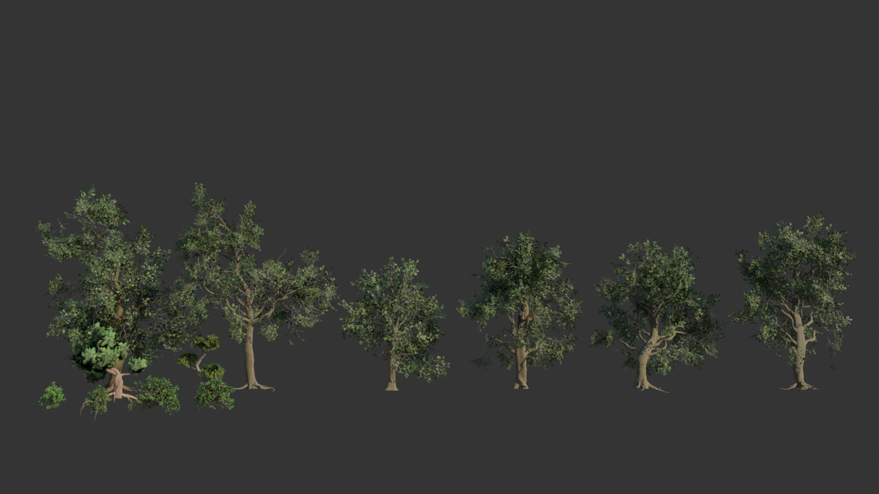 ArtStation - Tree package | Game Assets