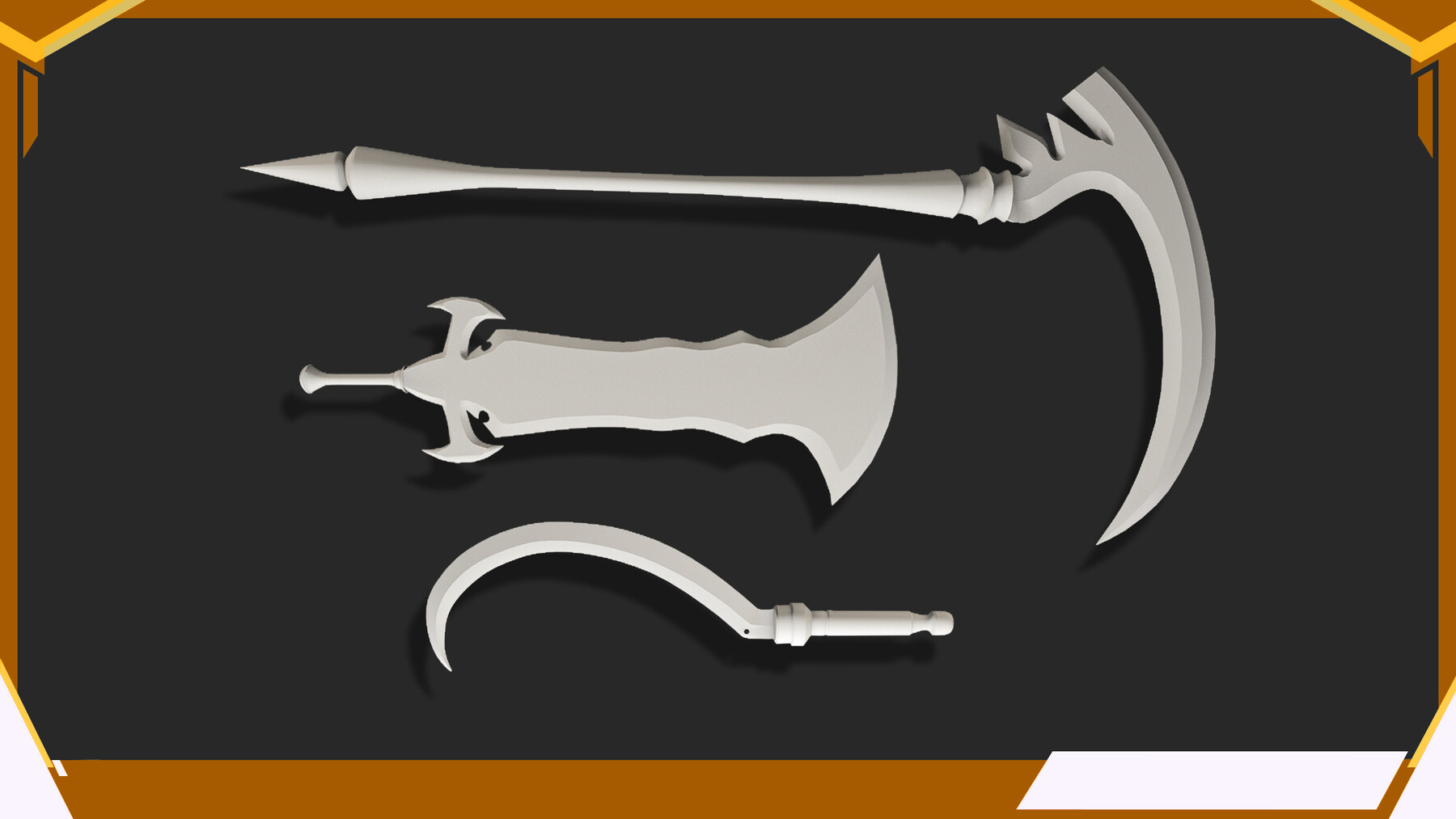 ArtStation - 30 Weapon Basemesh | Game Assets