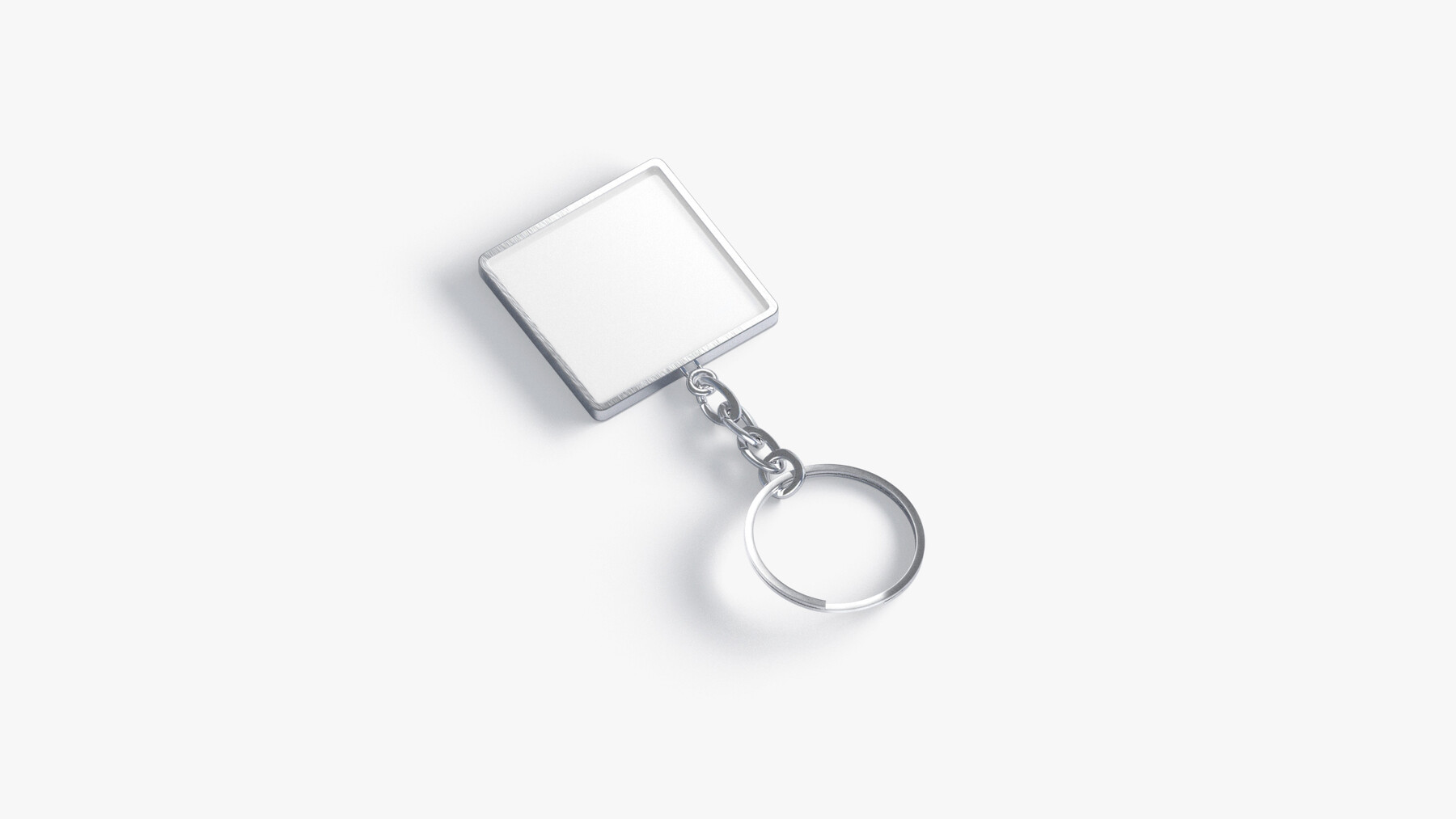 ArtStation - White Square Keychain - key tag holder | Resources