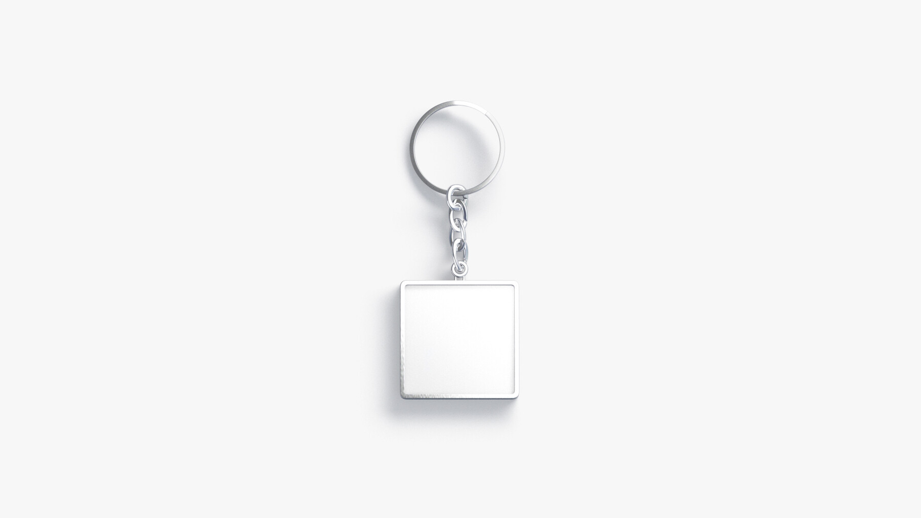 ArtStation - White Square Keychain - key tag holder | Resources