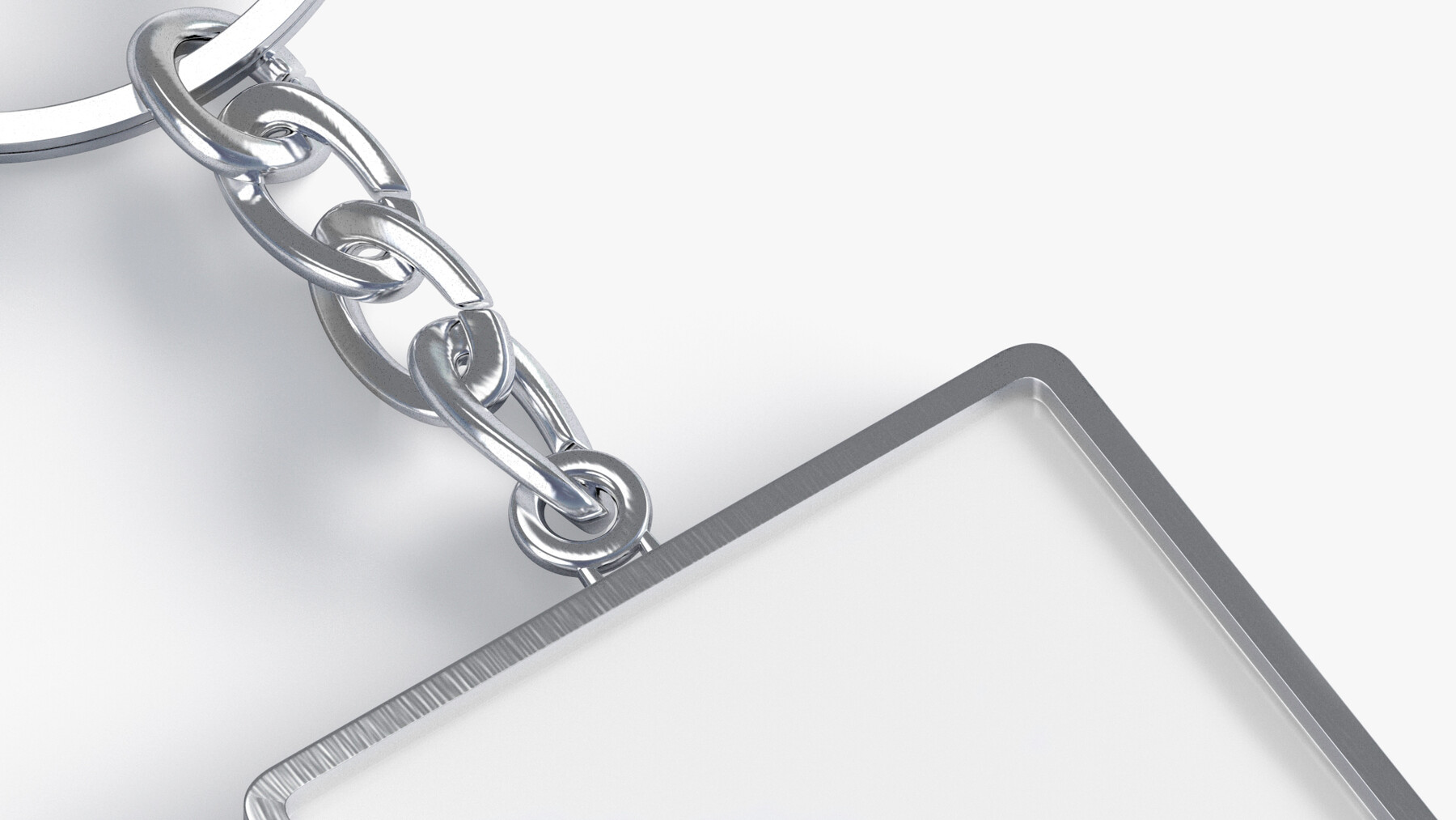 ArtStation - White Square Keychain - key tag holder | Resources