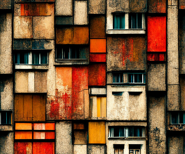 ArtStation - Seamless urban facade textures | Artworks