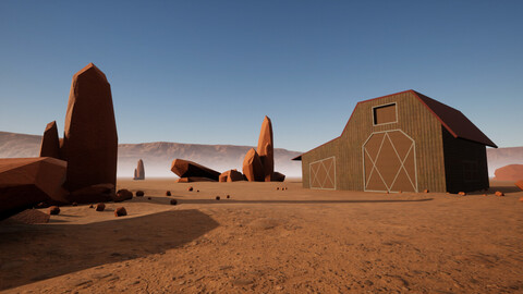 ArtStation - Low poly Desert | Game Assets