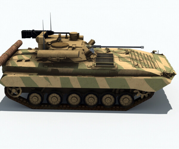 ArtStation - BMP-2M Infantry Fighting Vehicle Game Ready 3D Model | Game Assets