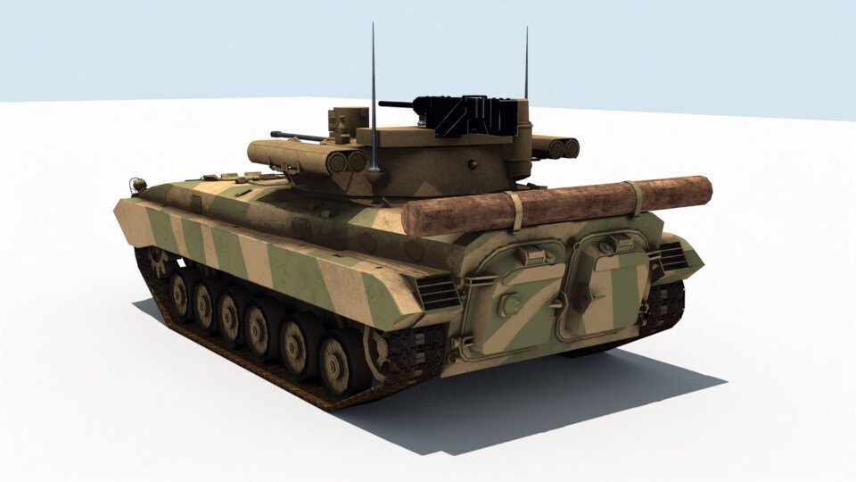 ArtStation - BMP-2M Infantry Fighting Vehicle Game Ready 3D Model | Game Assets