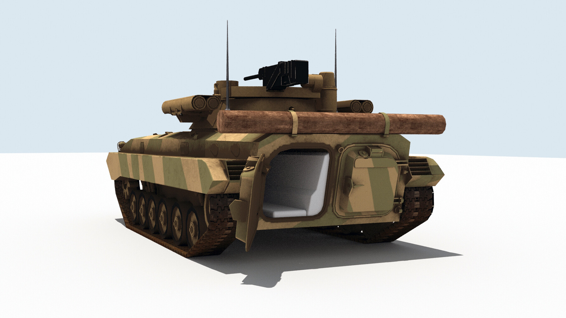ArtStation - BMP-2M Infantry Fighting Vehicle Game Ready 3D Model ...