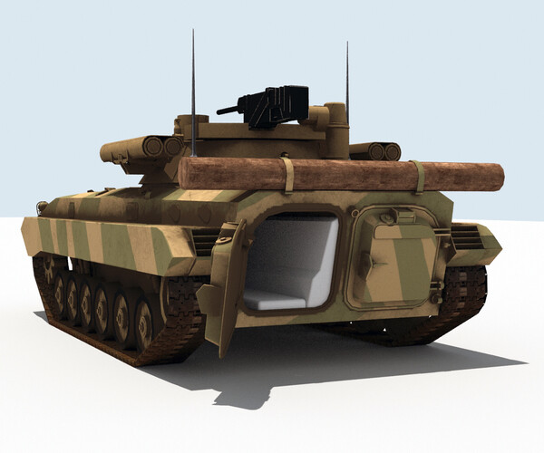 ArtStation - BMP-2M Infantry Fighting Vehicle Game Ready 3D Model ...