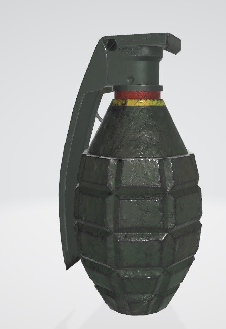 ArtStation - Hand grenade | Game Assets