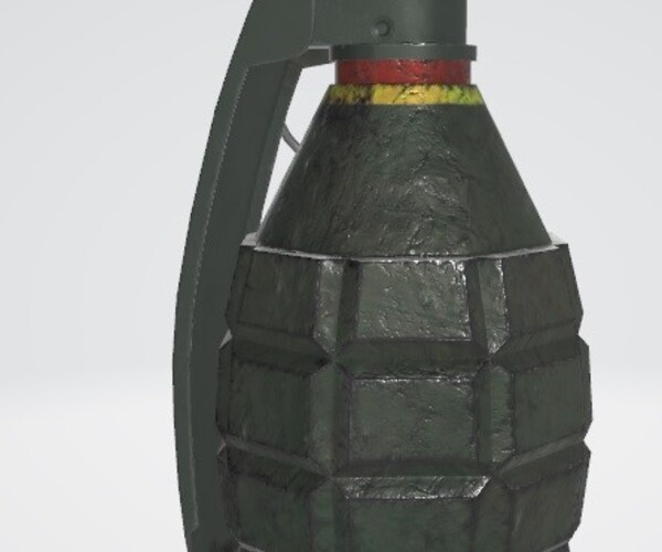 ArtStation - Hand grenade | Game Assets