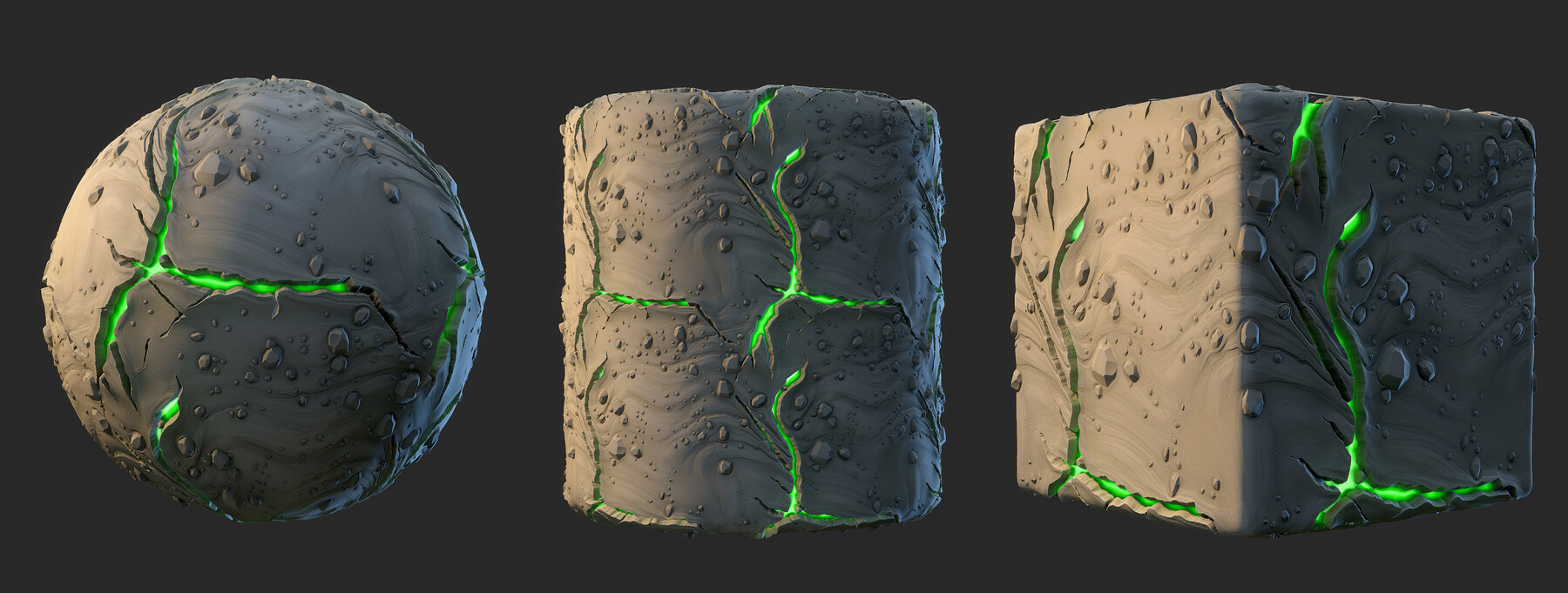 ArtStation - Stylized Alien Material - Substance 3D Designer | Game Assets