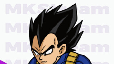 ArtStation - Twitch animated emotes dragon ball vegeta cry | Artworks