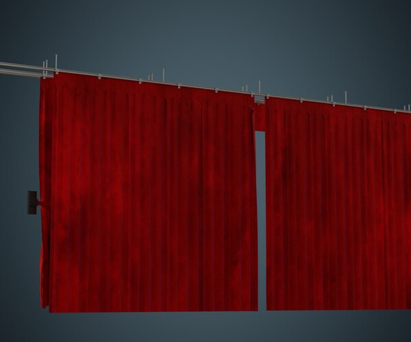 ArtStation - Curtain 1A | Game Assets