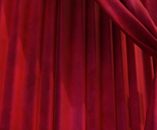 ArtStation - Curtain 1A | Game Assets