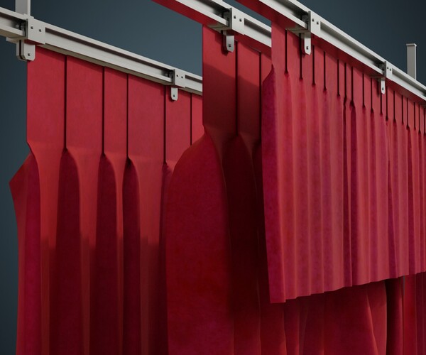 ArtStation - Curtain 1A | Game Assets