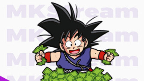 ArtStation - Twitch animated dragon ball kid goku rich money | Artworks
