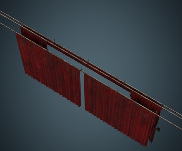 ArtStation - Curtain 1B | Game Assets