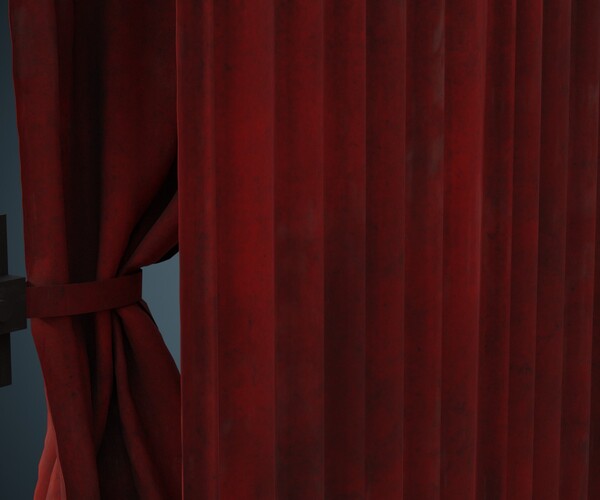 ArtStation - Curtain 1B | Game Assets