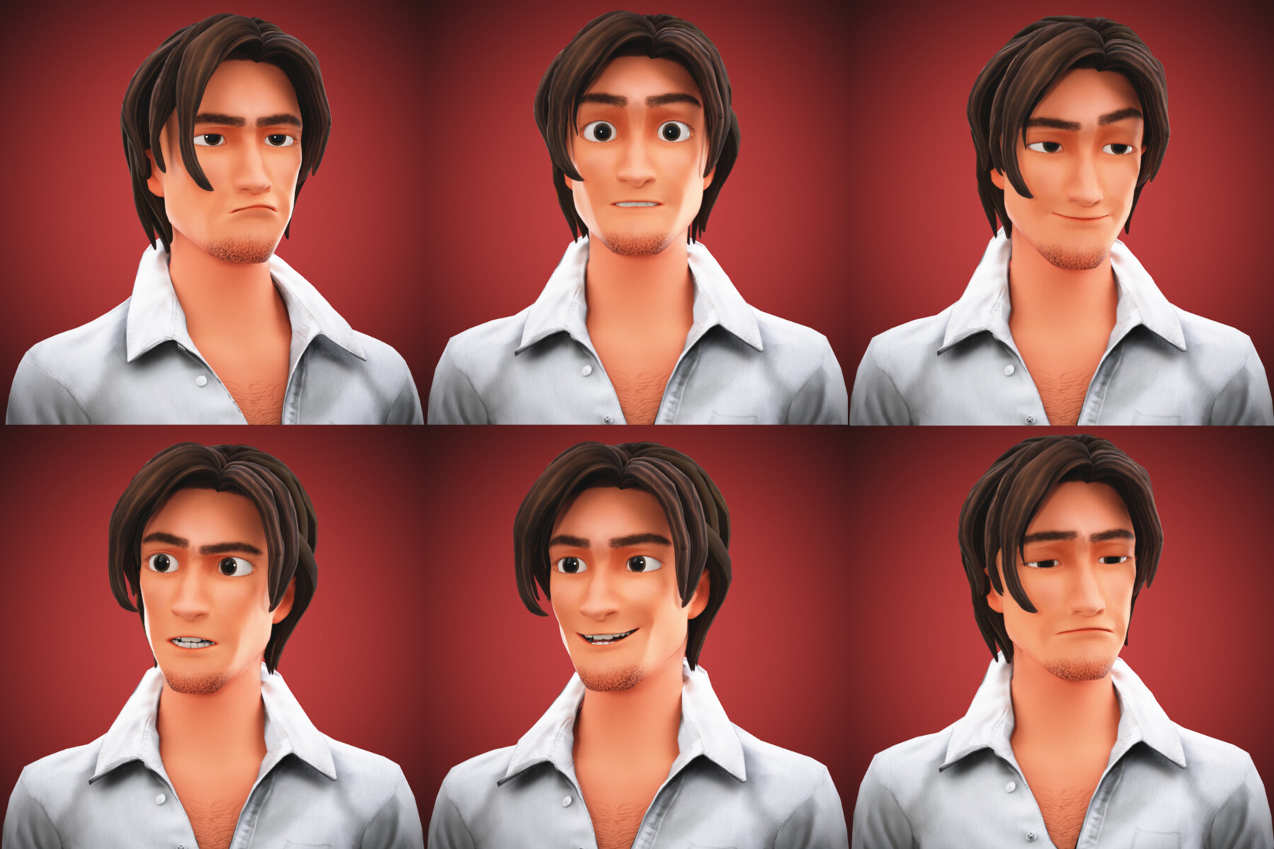 ArtStation - Stylized Cartoon man Character | Game Assets