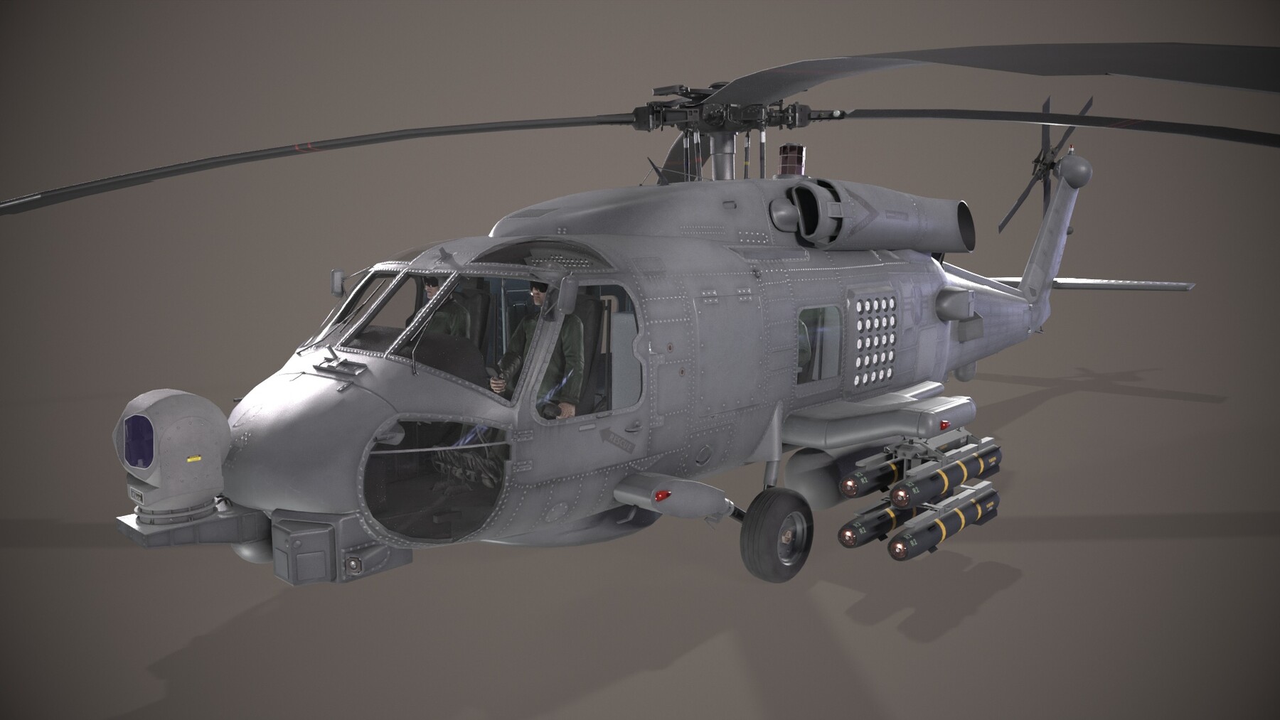 ArtStation - Sikorsky MH-60R "Sea Hawk" | Game Assets