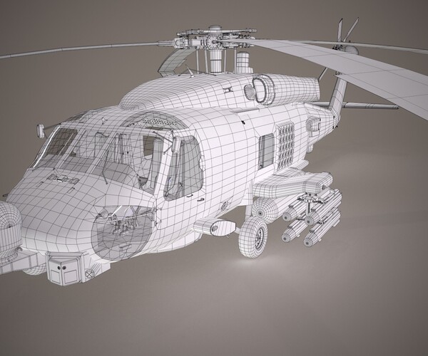 ArtStation - Sikorsky MH-60R "Sea Hawk" | Game Assets