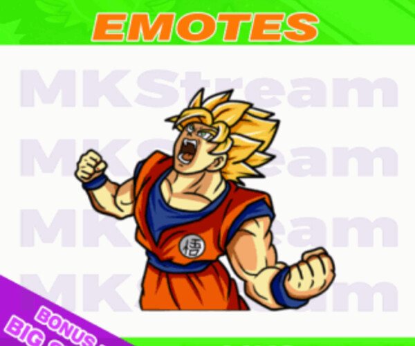 ArtStation - Twitch animated dragon ball son goku super saiyan rage ...