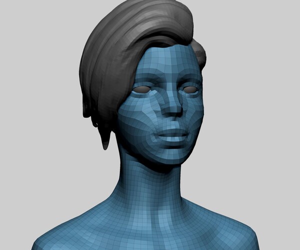 ArtStation - Stylized Female Upper Body | Resources