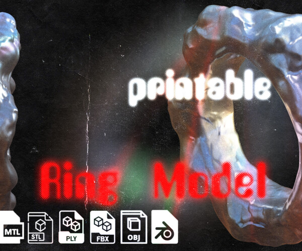 ArtStation - Printable Ring | Resources