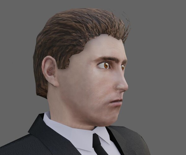 ArtStation - Man in Suit - Bodyguard Animated - Seguranca de Terno Low ...