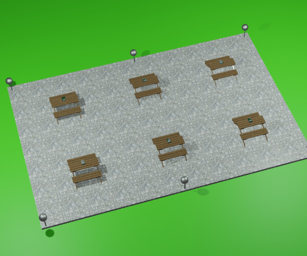 ArtStation - HANGOUT PLACE 3D MODEL | Game Assets