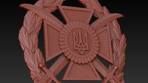 ArtStation - 3D model for CNC lapel badge | Resources