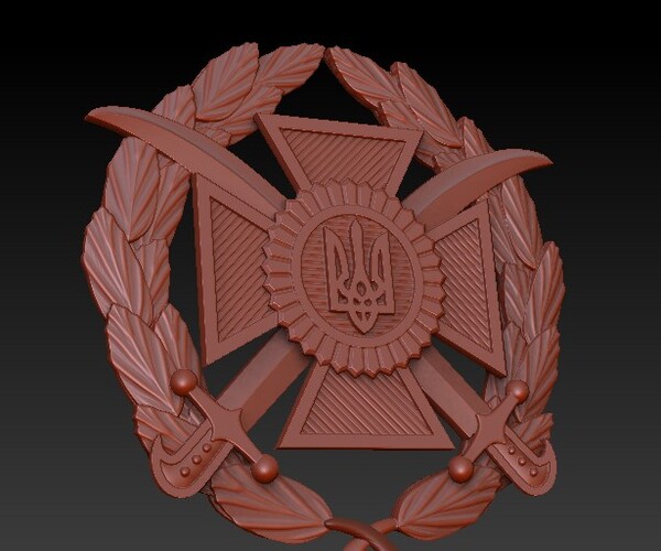 ArtStation - 3D model for CNC lapel badge | Resources