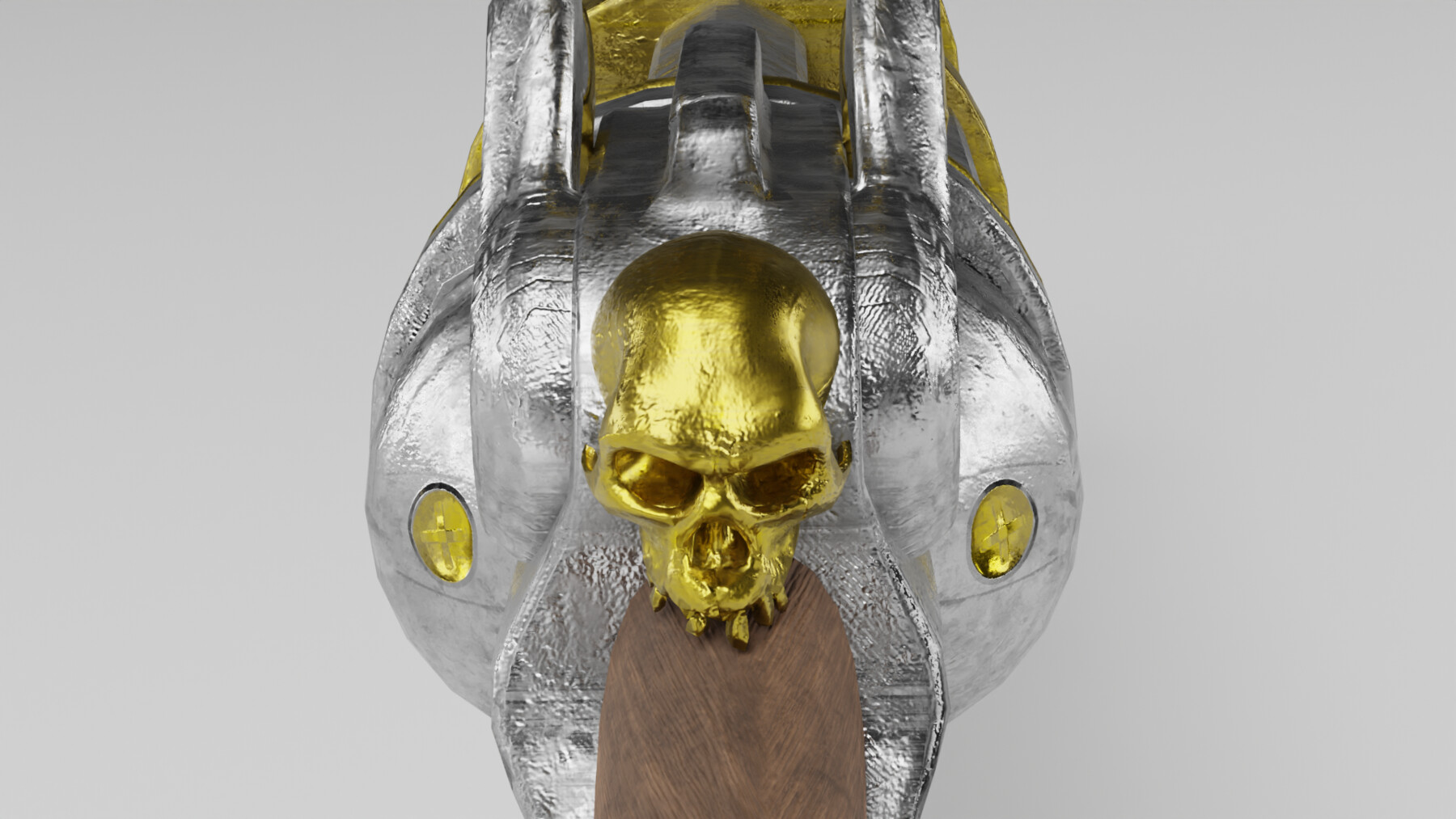 ArtStation - Gothic six-barreled machine gun | Game Assets