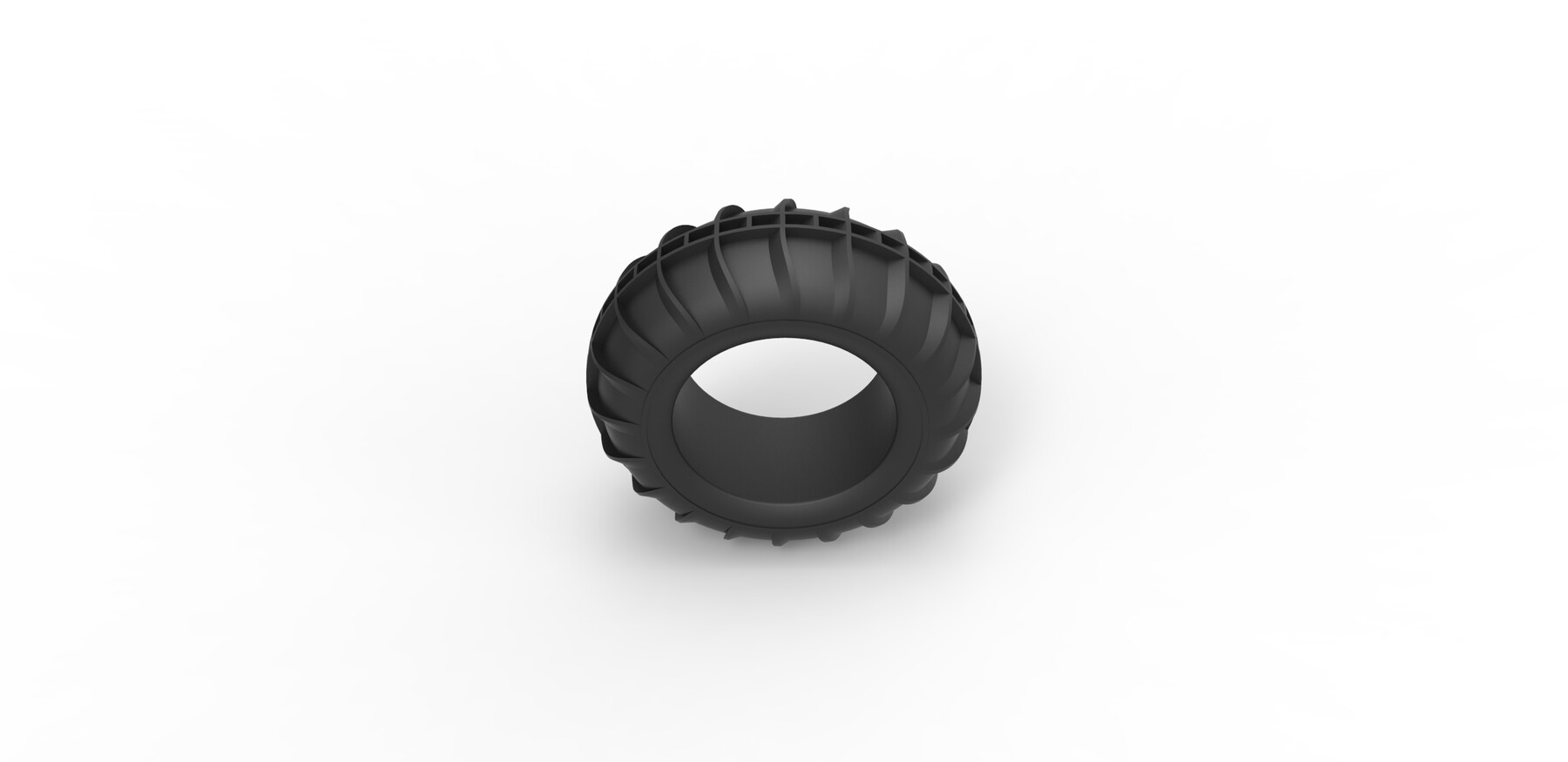 ArtStation - 3D printable Diecast dune buggy front tire 8 Scale 1:25 ...
