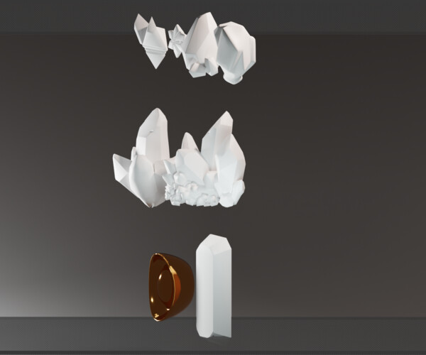 ArtStation - Stylized Fantasy Crystals & Ore Vol.1 +Shaders and Smart ...