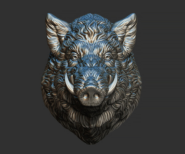 ArtStation - Wild boar head | Resources