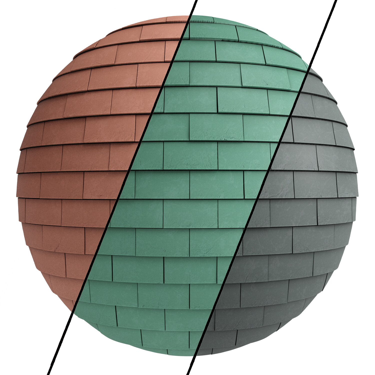 ArtStation - Collection VOL.01- 30 Cement Roof Materials By PBR Texture ...