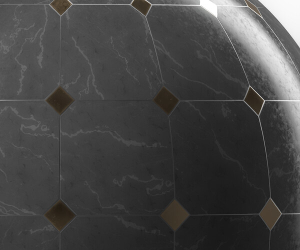 ArtStation - Marble Tile Materials 7- Mix by Metal TIle - Pbr 4k ...