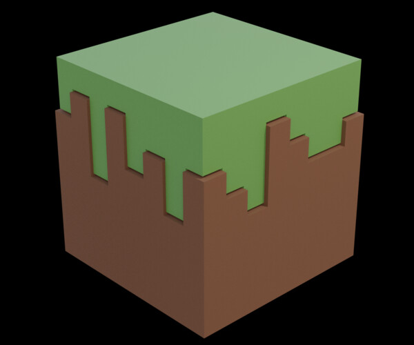 ArtStation - Minecraft Grass Storage | Game Assets