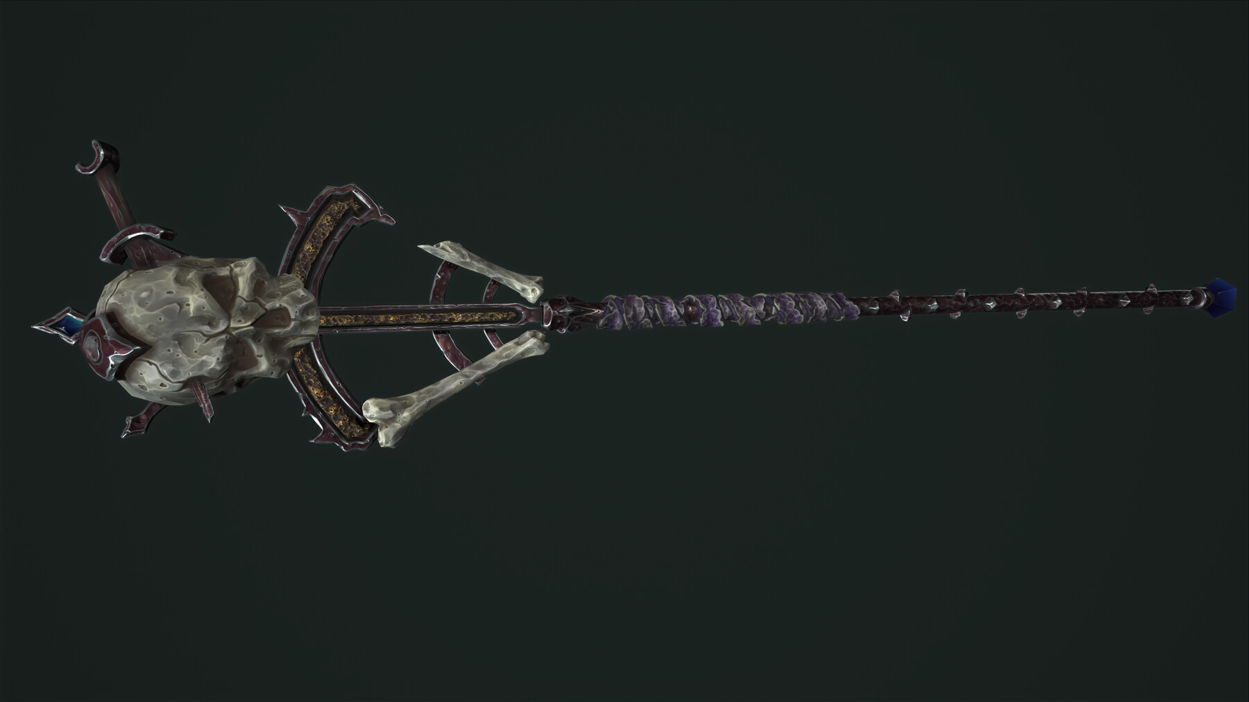 ArtStation - Undead staff | Game Assets