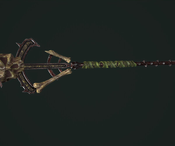 ArtStation - Undead staff | Game Assets