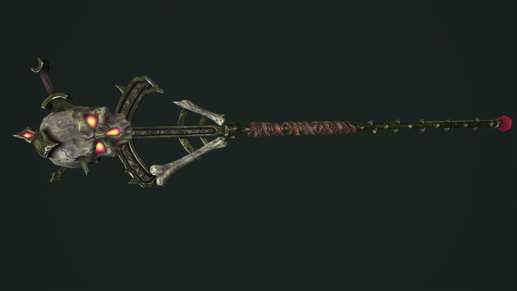 ArtStation - Undead staff | Game Assets